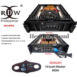 Jual POWER AMPLIFIER 4 CHANNEL RDW ND15PRO / ND 15PRO / ND 15 PRO ...
