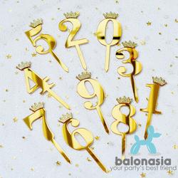 Jual RUMAH KRAVE - NUMBER ANGKA UMUR HAPPY BIRTHDAY CAKE TOPPER SILVER ...