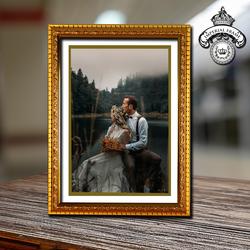 Jual Bingkai Frame Figura Foto Ijazah A4 ( 21x30 cm ) silver / gold ...
