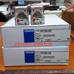 Jual Relay MY4N-GS Omron 220VAC (ORIGINAL) + Socket / MY4NGS + Soket DYF14A - Jakarta Barat ...