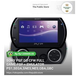 Jual SONY PSP 3000 CFW 6.61 FULLSET FULL GAME PSP,PS1,SEGA,SNES,NES,GBA ...