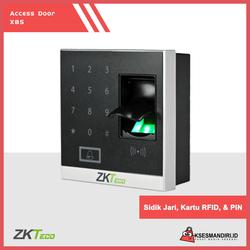 Jual zkteco x6 paket akses door fingerprint paket access control acces door - adptr+no touch ...