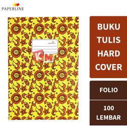 Jual Paperline Buku Tulis HARD COVER Folio F4 50 100 Lembar Garis ...
