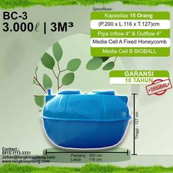 Jual Biotank / Septic Tank Bio 3000 Liter / 3M3 / 3 M3 - Jakarta Barat ...
