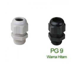 Jual Kabel Gland PG-9 / Cable Gland PG9 / Glen PG 9 / PVC PG-9 Hitam ...