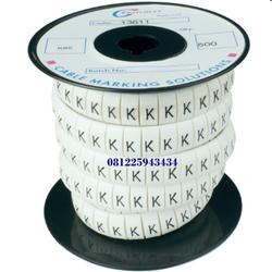 Jual Critchley K-Type cable Marker Black on Yellow, Letter A to M ...