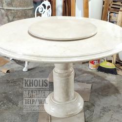 Jual Meja Makan Bulat 6 Kursi Marmer dengan Putaran Tengah - Motif ...
