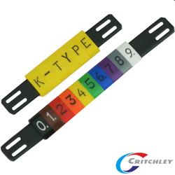 Jual Critchley K-Type cable Marker Black on Yellow Symbol ...