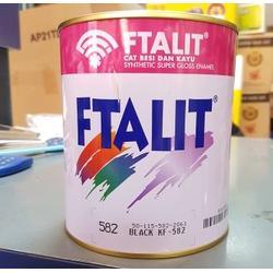 Jual Cat FTALIT Black KF-582 (115-582) hitam high gloss kemasan 1 kg ...