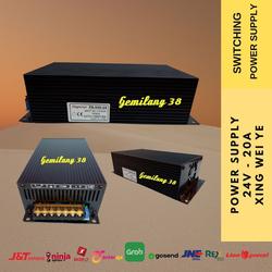 Jual Switching Power Supply PSU 24V 20A High Quality, 24 Volt 20 Ampere - Jakarta Utara - CCTV ...