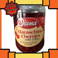 Jual CHERRY MERAH TANGKAI ANI MARASCHINO CHERRIES RED CHERY STEM BUAH ...