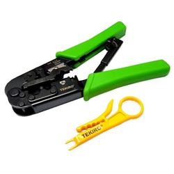 Jual TEKIRO Tang Crimping RJ45 RJ11 Plug Crimper 3in1 Crimping 8P 6P ...
