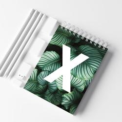 Jual Cetak Notes Custom Notebook A6 Block Note Polos Spiral 100 Halaman ...