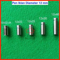 Jual PEN IKLAN Stainless 19 mm Baut Akrilik / Baut Kaca / Sign Board ...