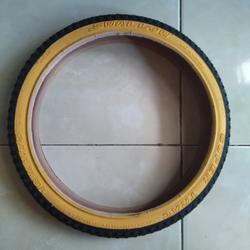 Promo BAN LUAR SEPEDA 16X1.75 SWALLOW 16 X 175 1.75 DELI TIRE 16X175 LIPAT - LIST MERAH 188 ...
