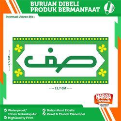 Jual Stiker Vynil Shaf Shalat Huruf Arab - Kota Surakarta - Desain ...