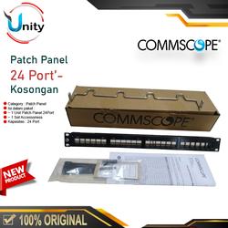 Promo AMP Commscope Patch Panel 24 port Cat6 ORIGINAL ASLI 24Port ...