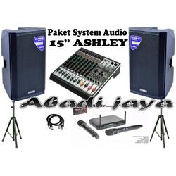Jual paket sound system 15 inch ashley act600pro ashley audiopro 8 ...
