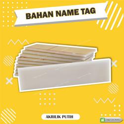Jual Name Tag / Cetak Name Tag Akrilik Design Custom Surabaya - Kota ...
