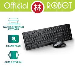 Promo Robot KM3500 Keyboard Mouse Wireless Combo Set Kit Ultra Thin ...