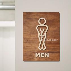 Jual Toilet Sign Unik Kayu| Signage Toilet Unik | Papan Kayu - Jakarta ...
