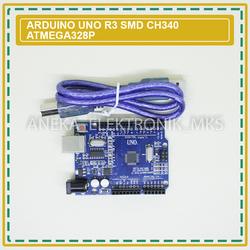 Jual ARDUINO UNO R3 SMD CH340 ATMEGA328P PLUS USB & PIN HEADER - Kota ...