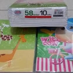 Promo Buku Tulis 58 lembar harga per pack isi 10 buku - BAMBOO - Kota ...