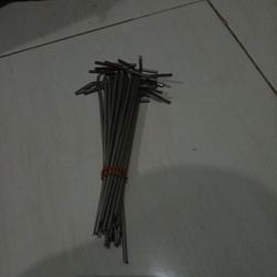 Promo pasak tenda material besi baja hitam kokoh anti pengok barak ...