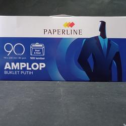 Jual Amplop Putih Paperline PPL 90 PPS Polos 11 x 23 cm - Kota ...