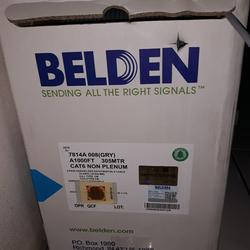 Jual BELDEN 7814A Kabel LAN UTP Cat. 6 Roll/Box/300M - Abu-abu / Grey ...
