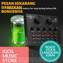 Promo MIXIO Sound card V8 Mixer SoundCard V8 MIXER Audio USB External ...