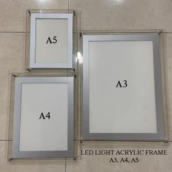 Jual Frame Display Poster Led Slim Light Box Lightpad - A4 - Bingkai ...