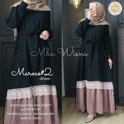 Jual Baju Gamis Syari Wanita Terbaru Alma Maxi Dress Brukat Termurah ...