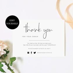 Jual kartu Ucapan Terima Kasih Kosong Thank You Blank Greeting Card ...