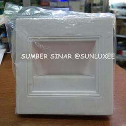 Jual Lampu tangga dinding led sensor gerak indoor kotak putih hitam ...