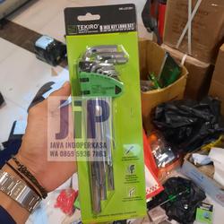 Jual TEKIRO Hex Key LONG SET INCH / Kunci L set INCHI Panjang 5/64-3/8 ...