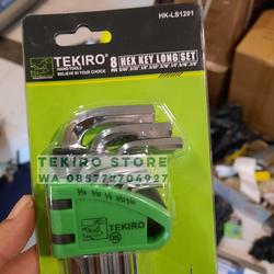 Jual TEKIRO KUNCI L SET 8 PCS PANJANG INCI 5/64 - 3/8" - KUNCI L INCHI ...