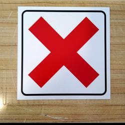 Jual STIKER K3 RAMBU SAFETY LOGO PERBODEN UK 11X11CM transparan ...