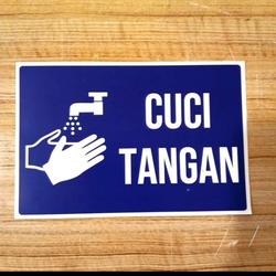 Jual STIKER K3 RAMBU SAFETY LOGO PERBODEN UK 11X11CM transparan ...