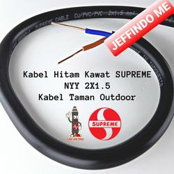 Jual Kabel outdoor Supreme NYY 2x1,5 Kawat hitam meteran - Jakarta Pusat - Anugerah Makmur ...