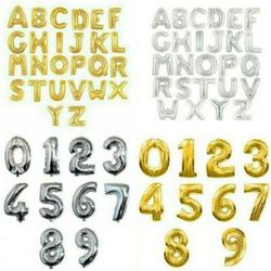 Jual Balon Foil Huruf & Angka Gold | Dekorasi Pesta | Birthday Party ...