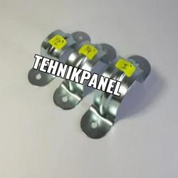 Jual Klem Pipa Plat 1 INCH Clamp Pipa Pipe Paralon Besi Klem Omega ...