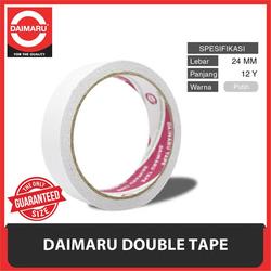 Jual Double Tape DAIMARU 24mm 12yard/Dabel/Doubel Tape/Double Sided 1 ...