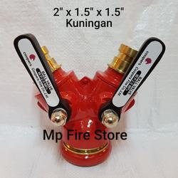 Jual Y Connection 2 Handle 2.5 x 1.5 x 1.5 Kuningan Fire Breaching ...
