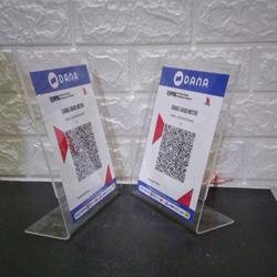 Jual stand akrilik a5 untuk qr code scan - Kota Tangerang - Darren ...