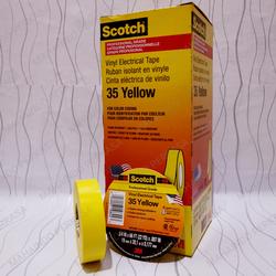 Jual Isolasi 3M Scotch 35 Vinyl Electrical Tape (Varian Warna) - Kuning ...
