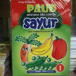 Jual Buku PAUD Gemar Mewarnai / Coloring Book (Buah & Sayur) - Kota ...