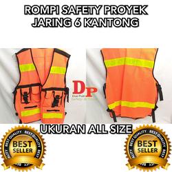 Jual SSI ROMPI SAFETY PROYEK,TAMBANG,K3,KERJA 6 KANTONG SAKU KANTUNG ...