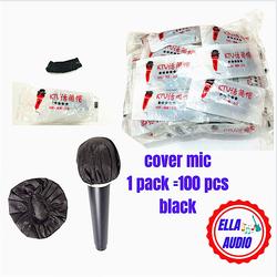 Jual COVER MIC / PENUTUP MIC KAIN SEKALI PAKAI PREMIUM HITAM ISI 2 PCS - Kota Medan ...