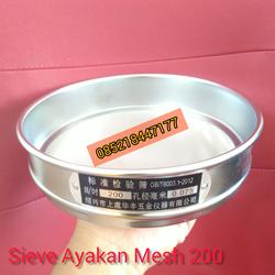 Jual Test Sieve 200 mesh. Ayakan 200 mesh (0,075 mm) Standard Lab ...
